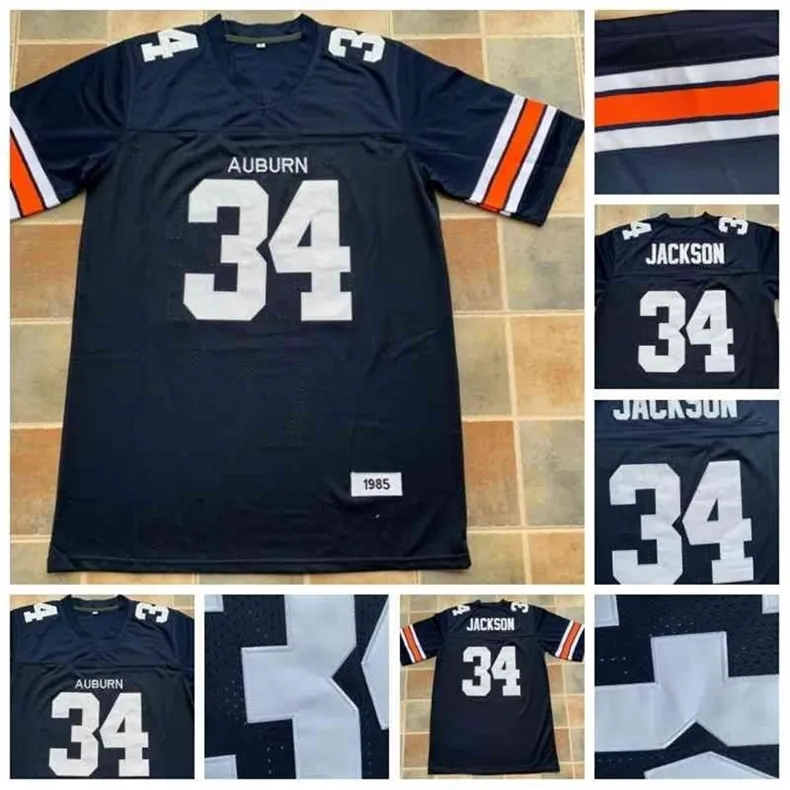 Men's 1985 Bo Jackson College Football Jersey Size 34 Rip Stop ...