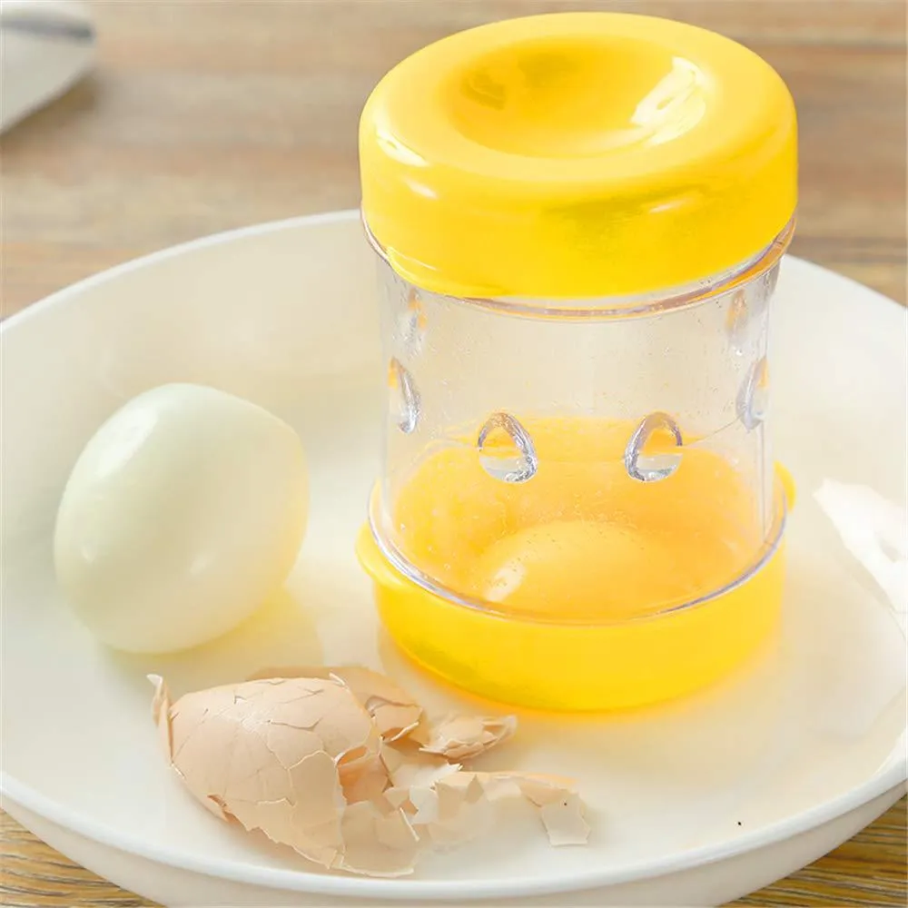 Egg Shell Opener Kitchen Gadget: Stainless Steel Egg Sheller Tool For ...
