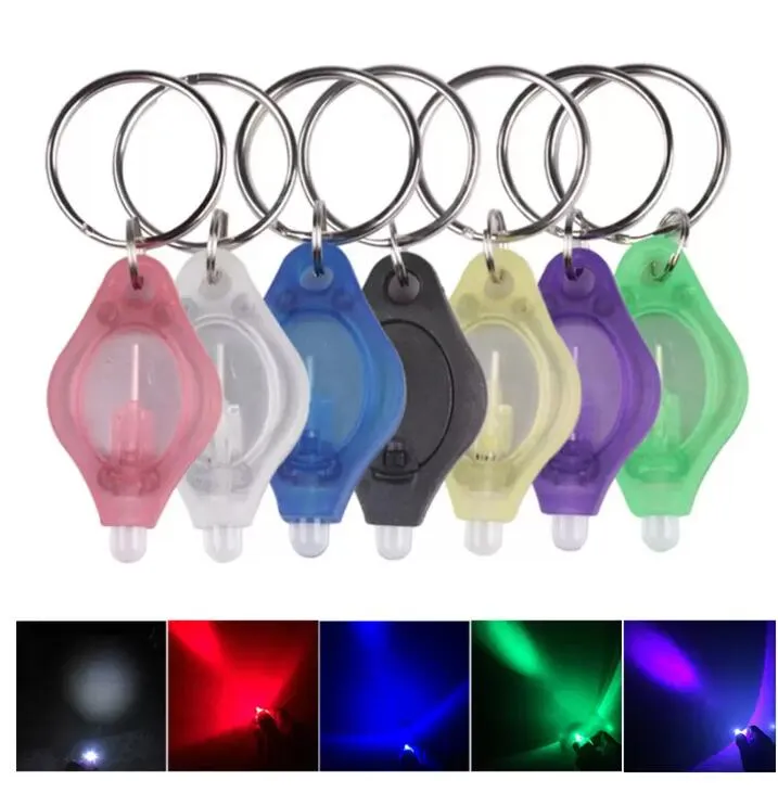 Keychain Flashlight Torch: Mini LED Finger Lamp With White & UV Lights ...