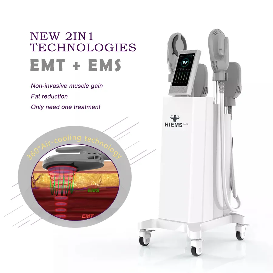HIEMT Pro Body Sculpting Machine - EMS RF Muscle Growth, 13 Tesla ...