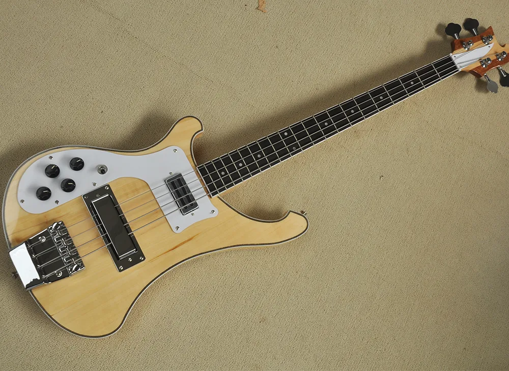 DHgate.com:Left-Handed 4-String Neck-Through-Body Electric Bass Guitar ...
