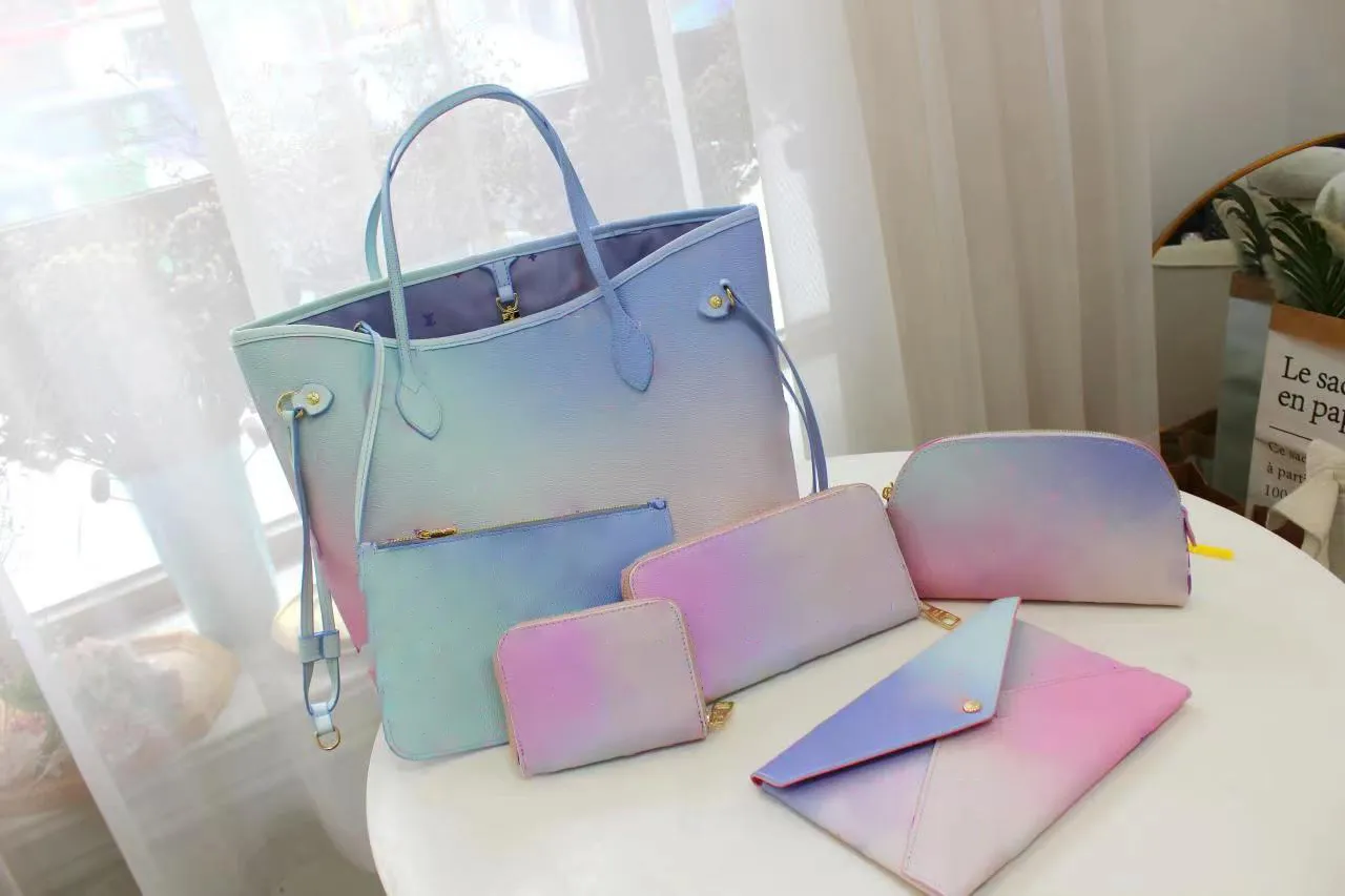 Designer Gradient Evening Handbags Womens Casual Tote, Clutch Wallets ...