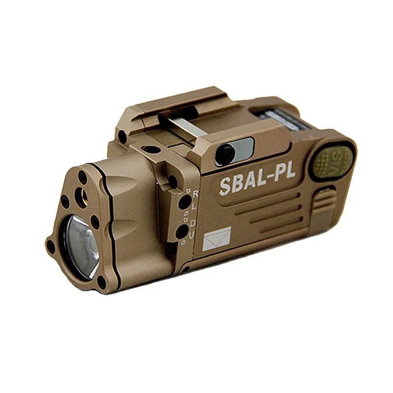 Tactical SBAL PL Pistol Light With Integrated Red Laser 400 Lumen LED ...