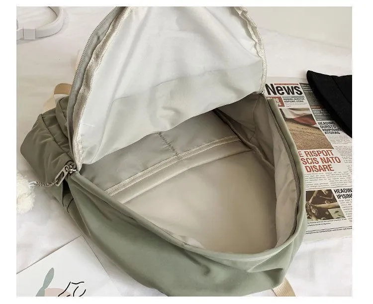 Pink Book Bags For Girls Lightweight Student Backpack With Multiple ...