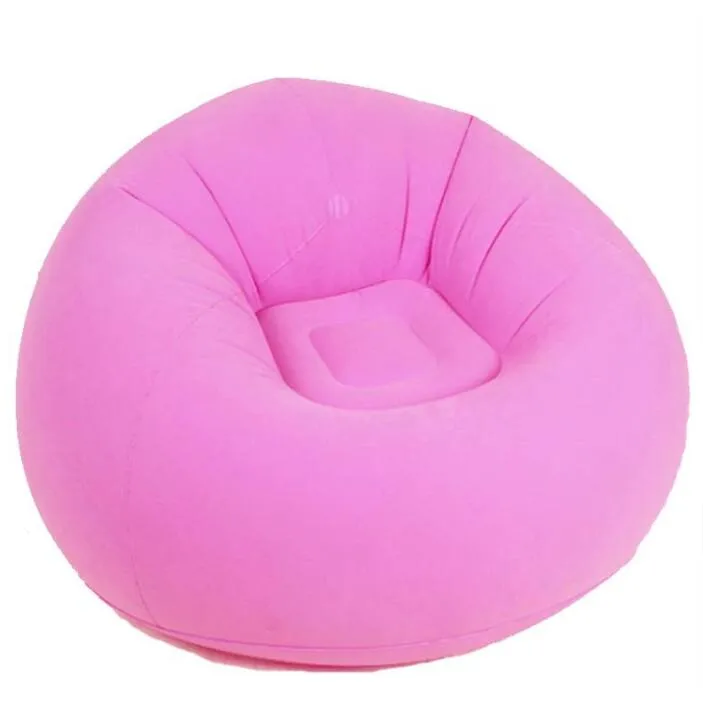 Foldable Inflatable Lounge Chair: Portable PVC Air Sofa For Camping ...