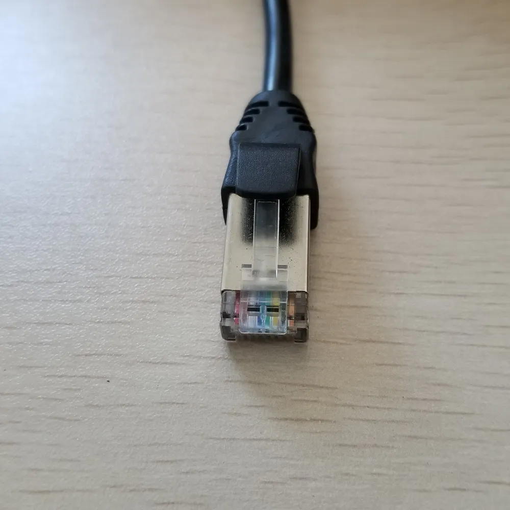 Right Angle RJ45 CAT5/CAT5e Ethernet Extension Cable - 90 Degree Male ...
