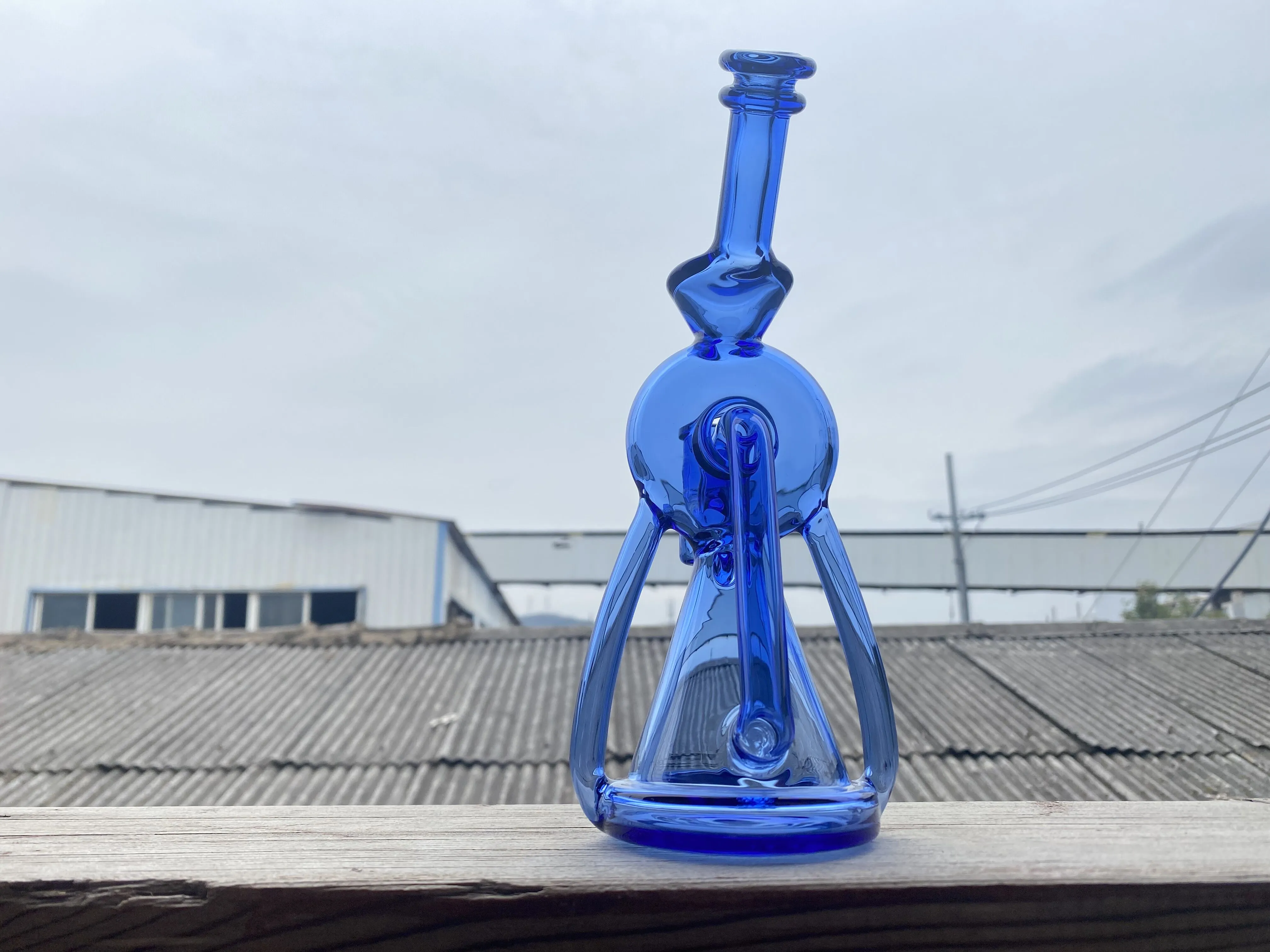 Tubería De Fumar Azul, Rig Hookah, Bellamente Diseñado Conjunta De 14 ...