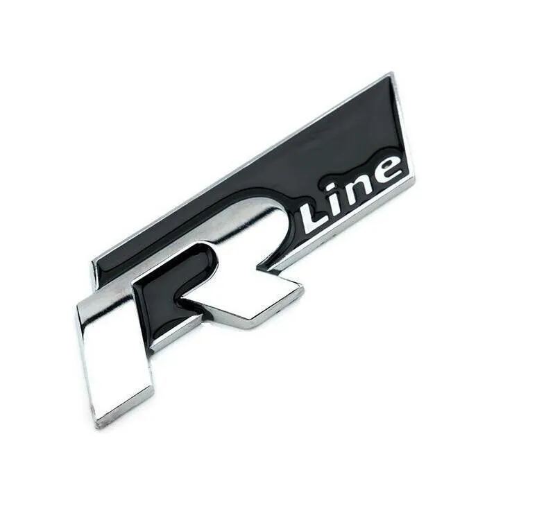 3D Metal Rline Adesivos De Carro R Line Logo Emblema Emblema Adesivo ...