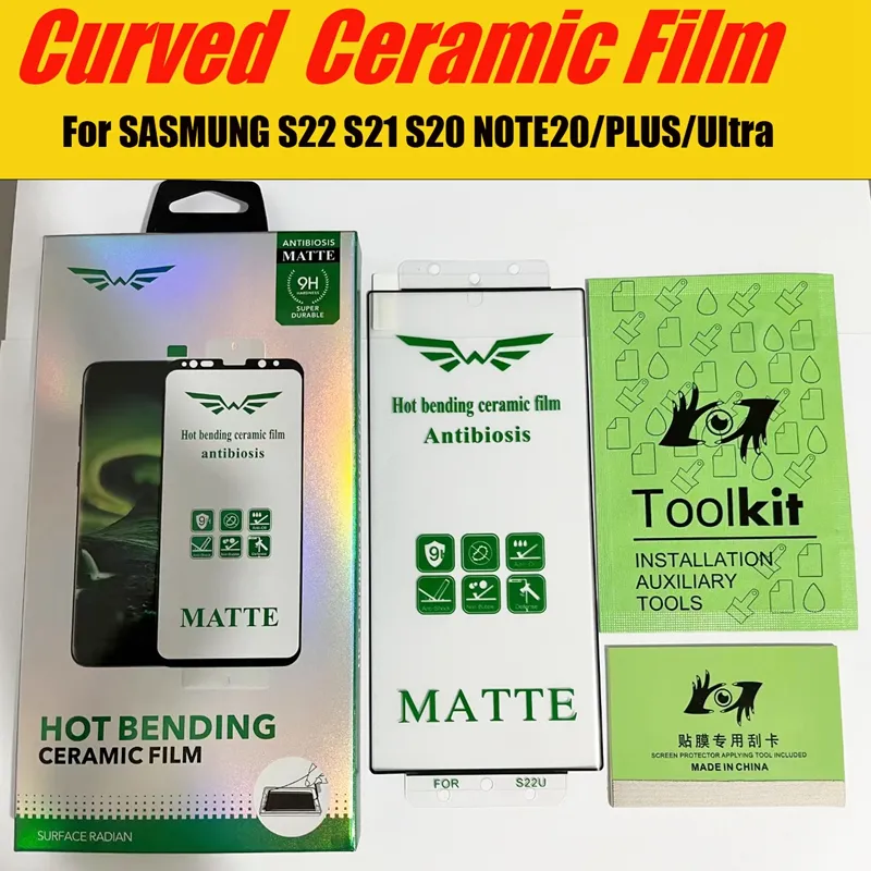 DHgate.com:S23 Ultra Screen Protector, Full Coverage Ceramic Film with ...