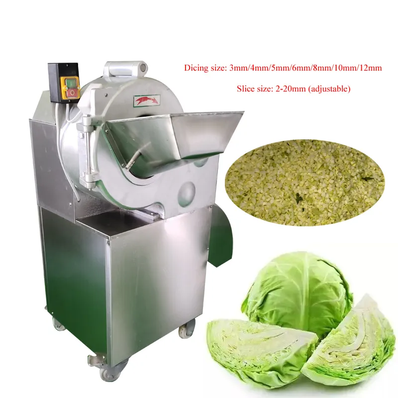 3-12mm Electric Vegetable Cutter - Commercial Food Slicer & Dicer ...