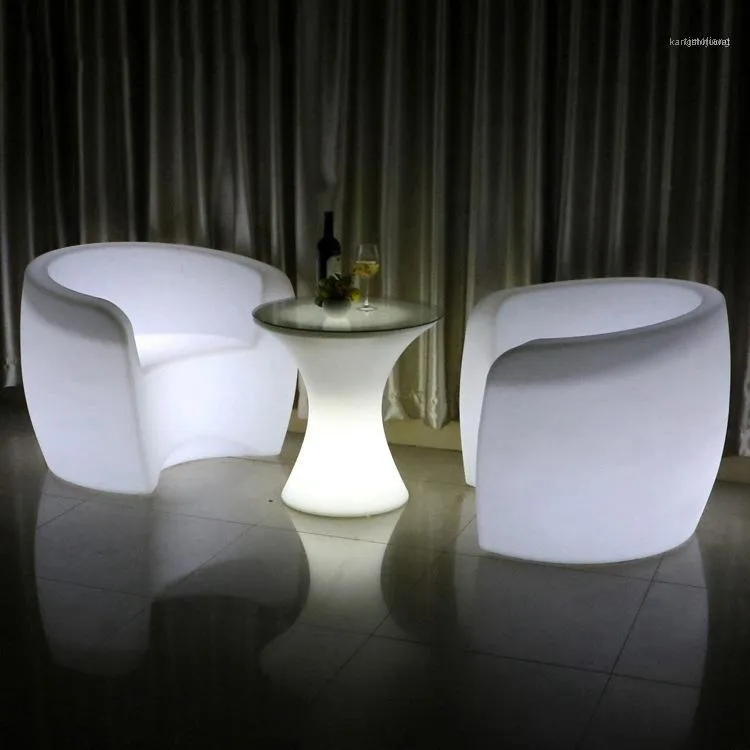 Premium Outdoor Dining Set: LED Table & Chairs, Perfect for Patio ...
