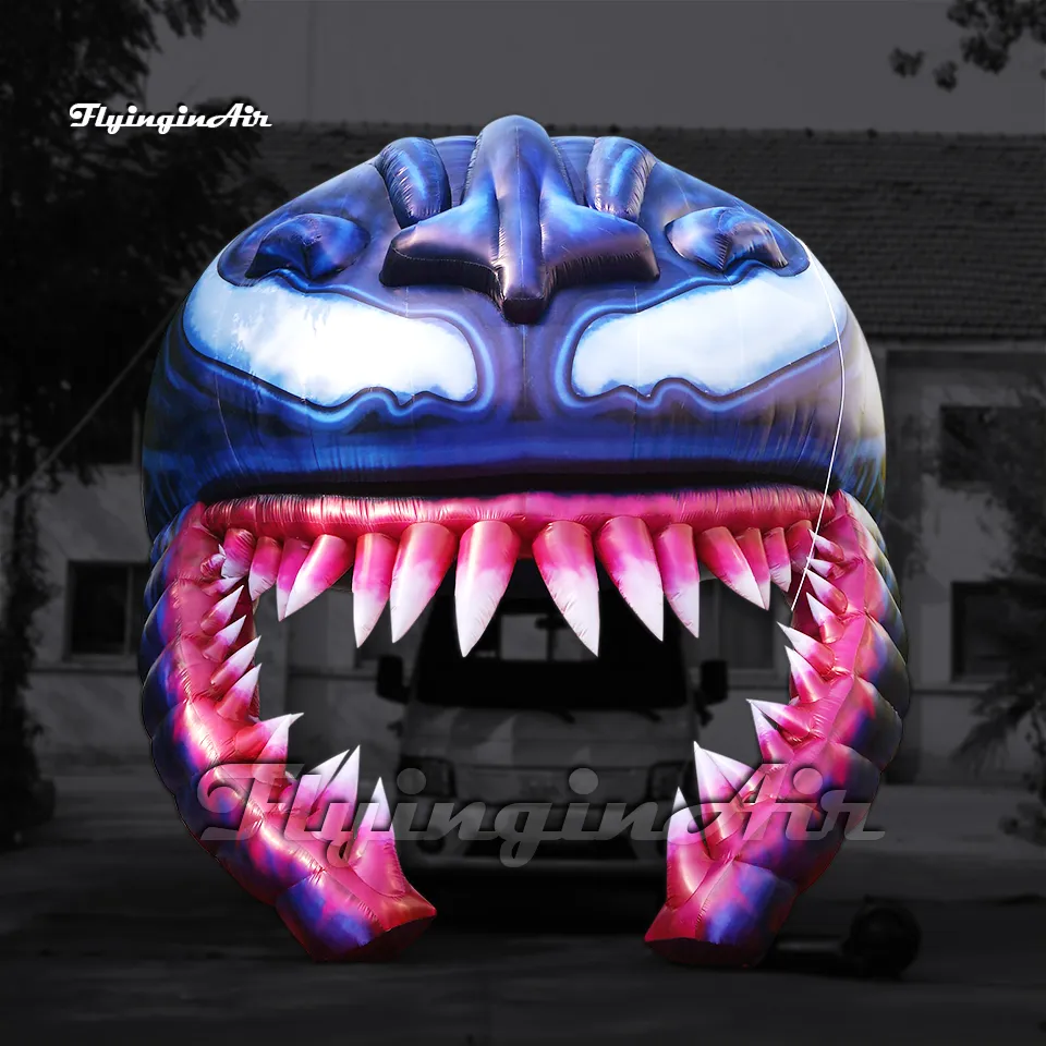 Wholesale Scary Inflatable Venom Face Arch Halloween Archway Air Blow ...