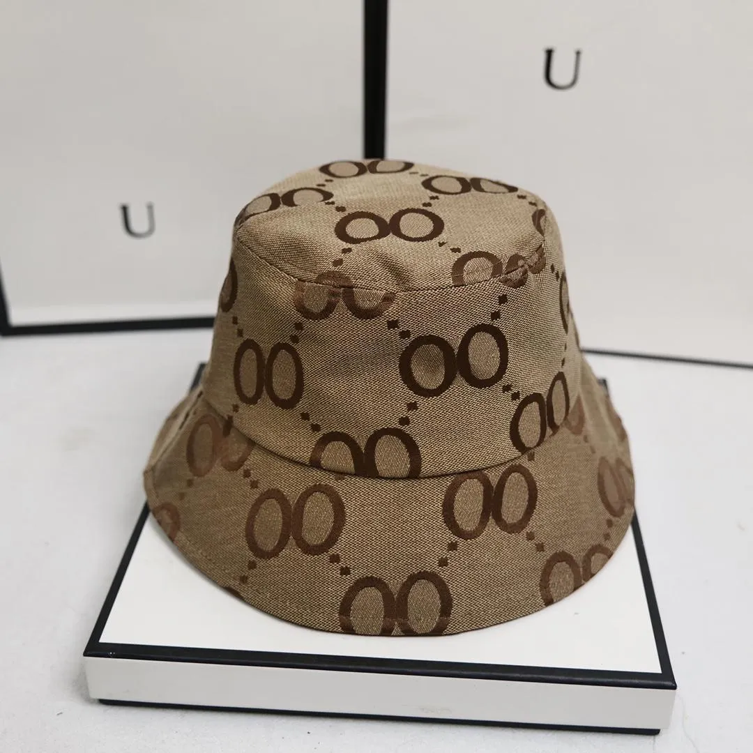Luxury Designer Cotton Bucket Hat Womens For Men And Women Fisherman ...