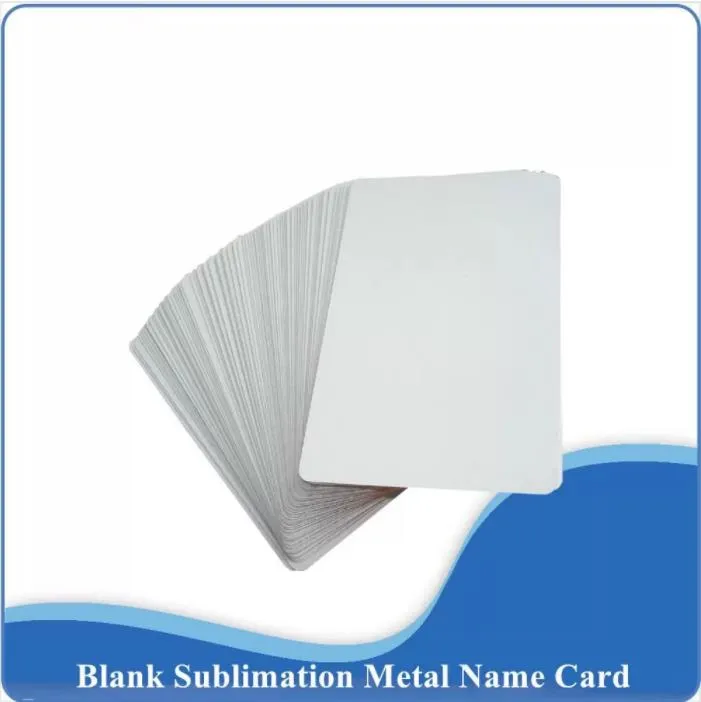 Sublimation Metal Business Cards: Sublimated Blanks, Aluminum Cards ...