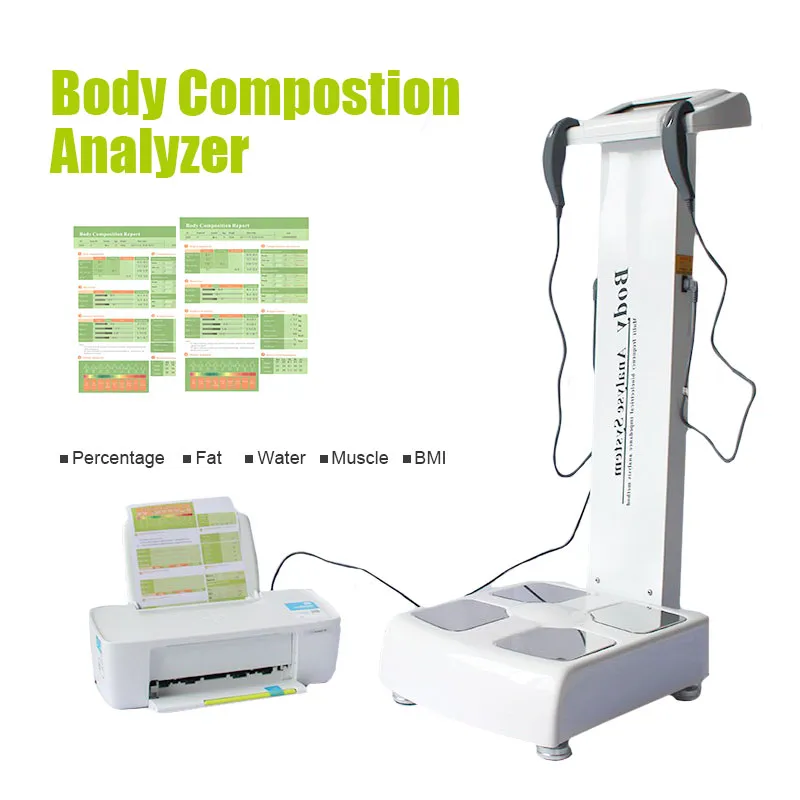 Professional Body Composition Analyzer Scale with Printer - Fitness ...