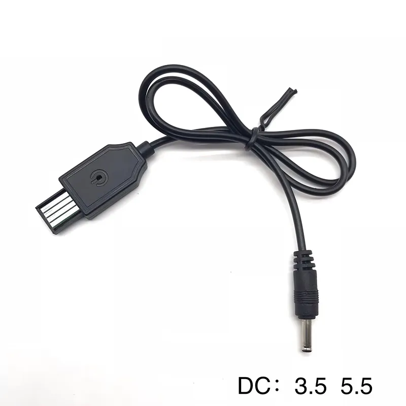 DC 5V USB Charger Cable USB To DC 3.5mm/5.5mm Adapter Cord For ...