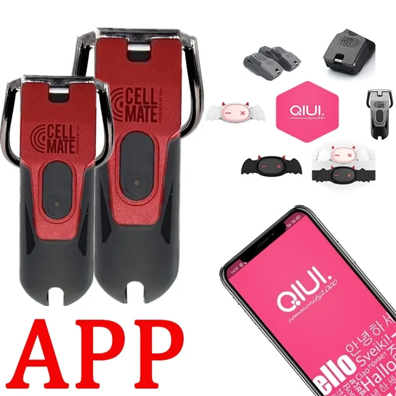 QIUI Cellmate Chastity Cage Male APP Remote Control Penis Cock Ring ...