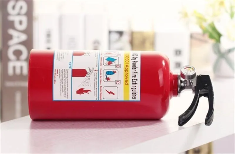 Fire Extinguisher Piggy Bank Novelty Plastic Coin Bank, Fun Decoration ...