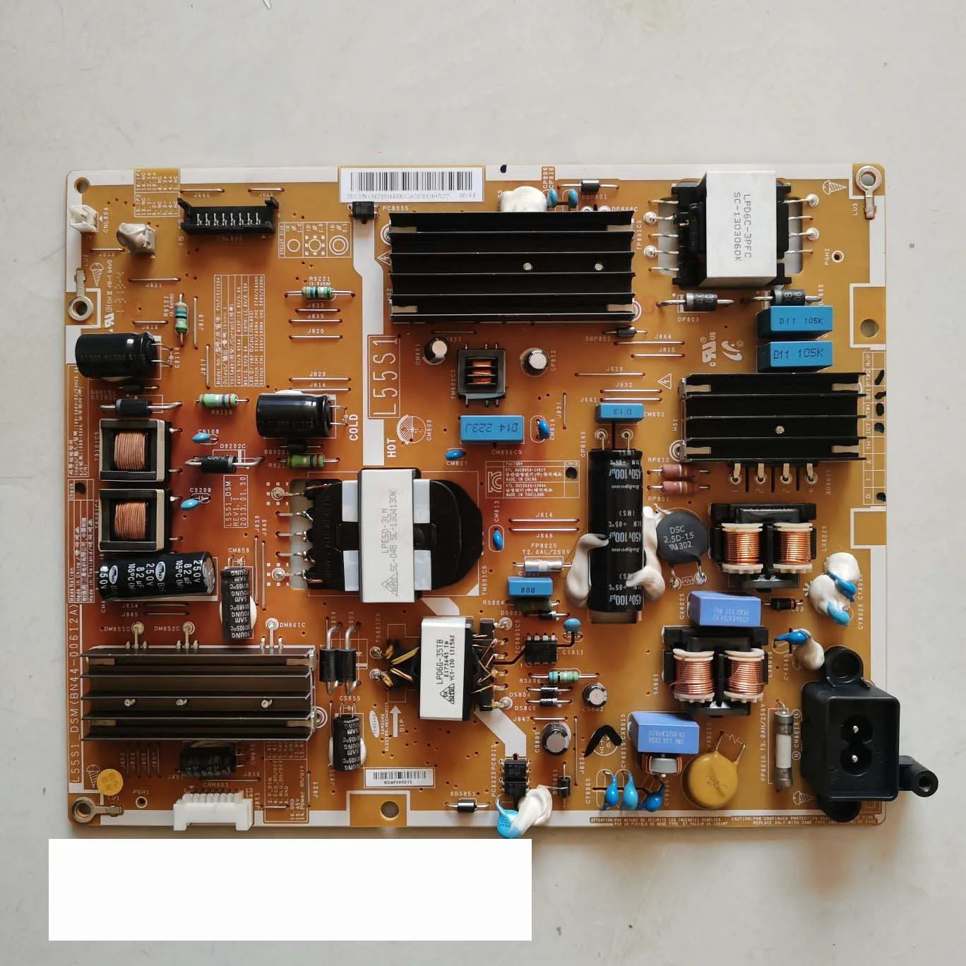 Samsung TV Power Supply Board Replacement BN44 00612A/D For UE50F5500AK ...