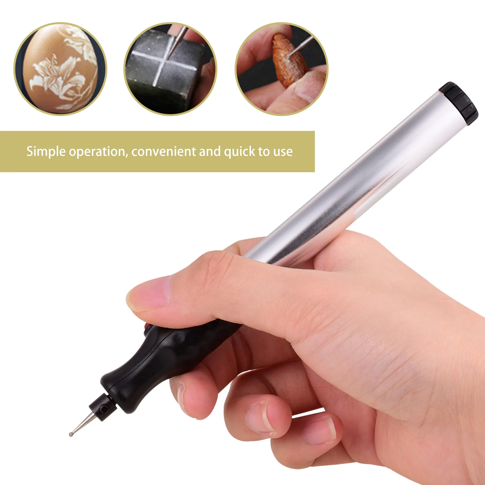 DHgate.com:Electric Engraver Pen: Mini Cordless Carve Tool, Ideal for ...