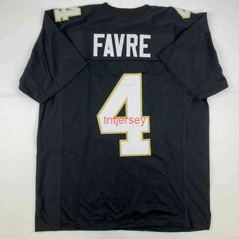 Mit CHEAP CUSTOM New BRETT FAVRE Southern Miss Black College Football ...