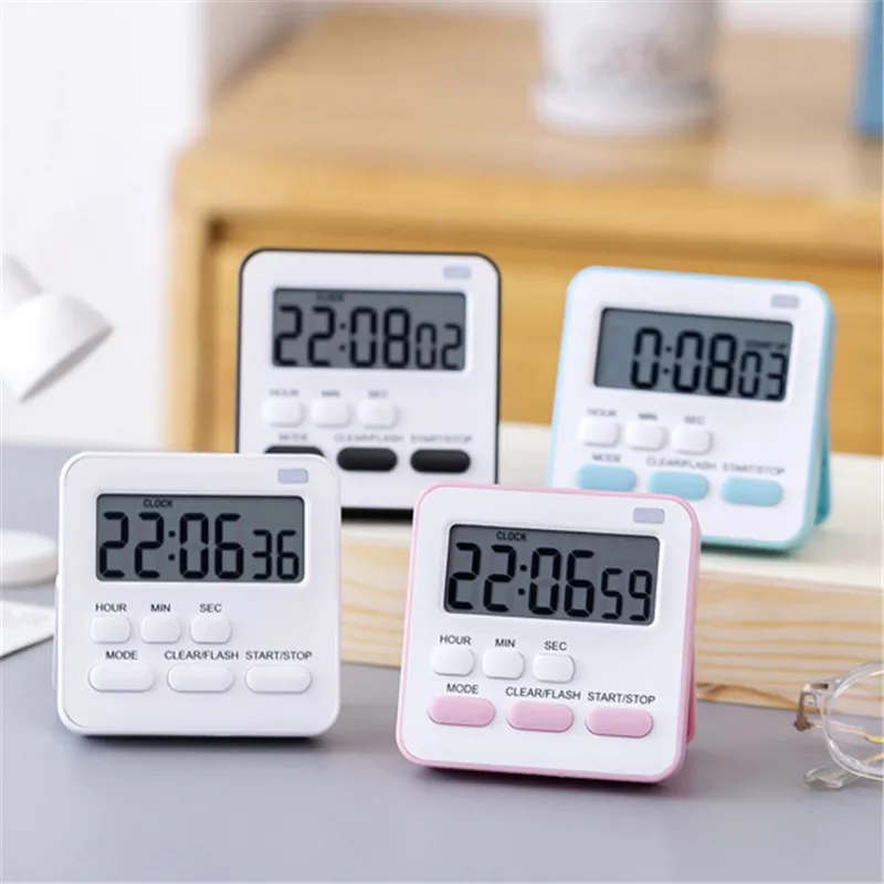 Digital Kitchen Timer with Flashing Light: 24-Hour Count Up/Down for ...
