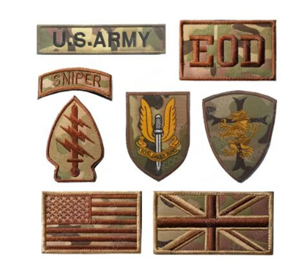 Tactical Morale Patches - Military Embroidered Patch Collection: US, UK ...