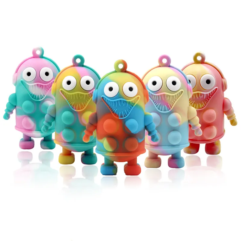 3D Convex Eye Bobby Doll Astronaut Vent Toys Silicone Decompression ...