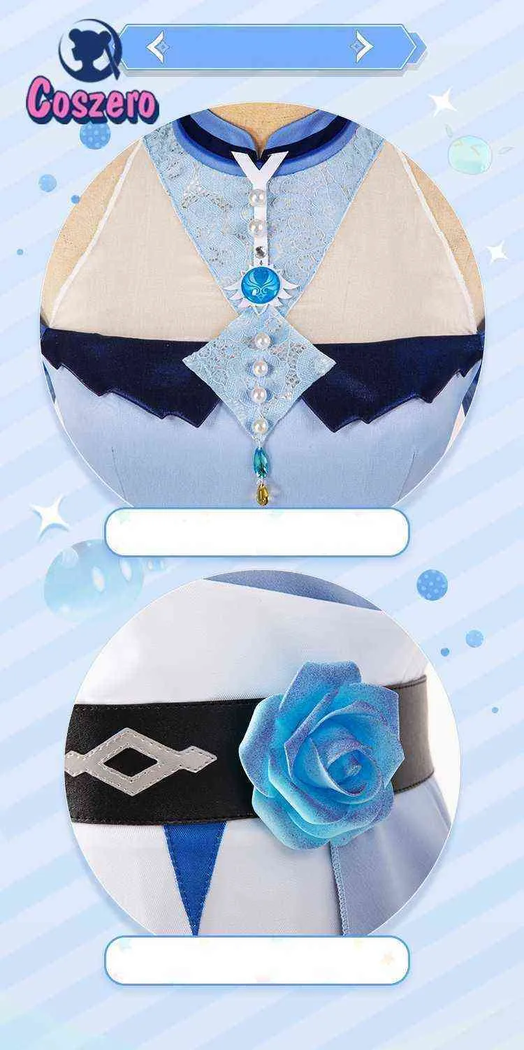 Genshin Impact Sea Breeze Dandelion Jean Cosplay Costume Swimsuit Sweat ...