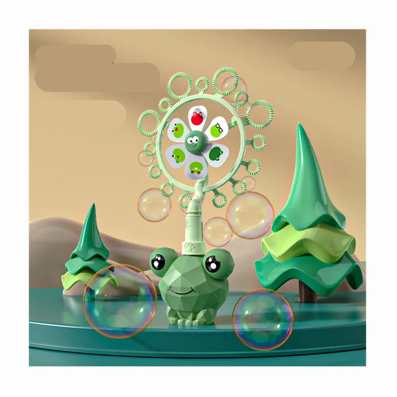 Bubble Spinner Windmill Wand Handheld Bubble Blower With Rotating ...
