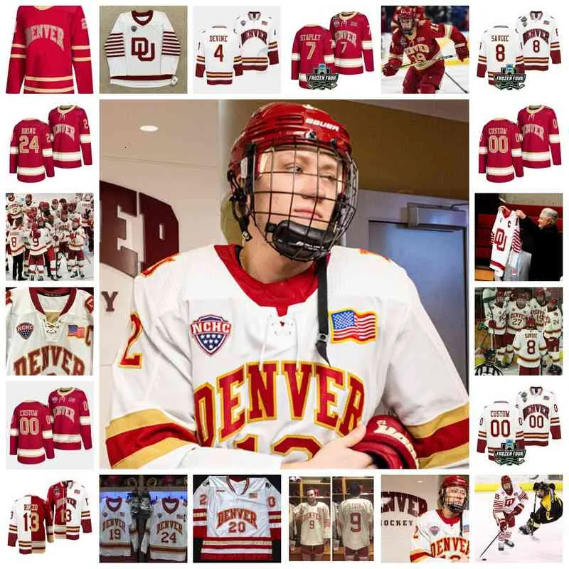 Xflsp 2022 College Frozen Four Championship Custom Denver Pioneers DU ...