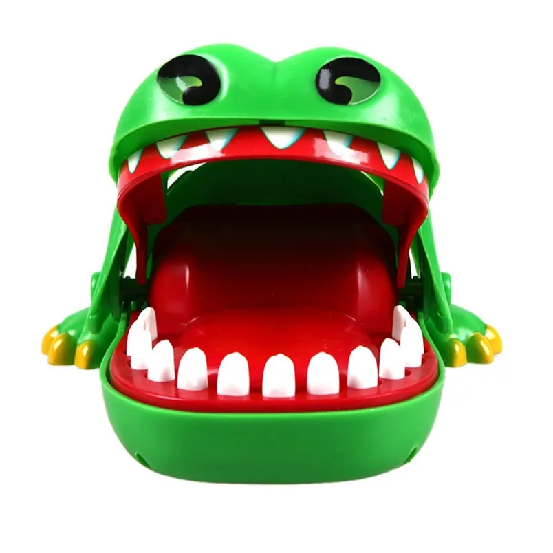 Practical Joke Gifts: Chomping Alligator Finger Biting Game Fun Wind Up ...