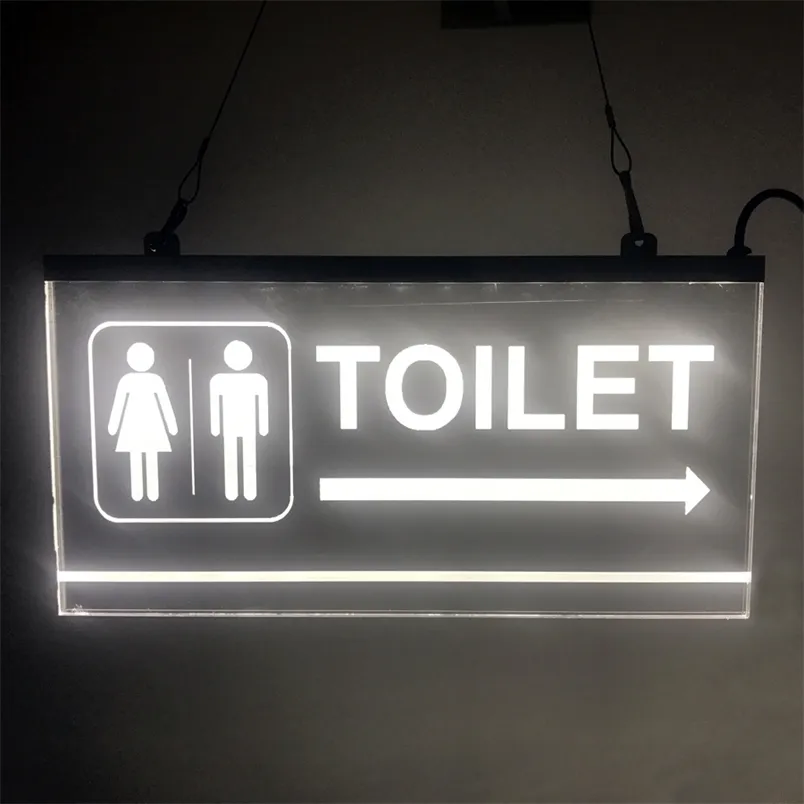 LED Display Screen For Advertising Indoor Custom Restroom Sign 30x15cm ...
