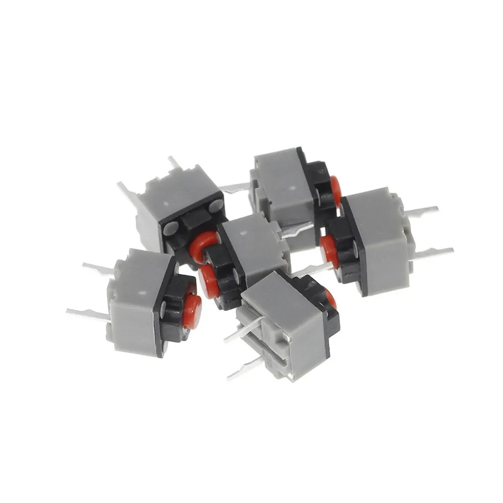 Kailh Silent Mouse Switches 50 Pack, 7.3mm Micro, Quiet Clicks, Wired ...