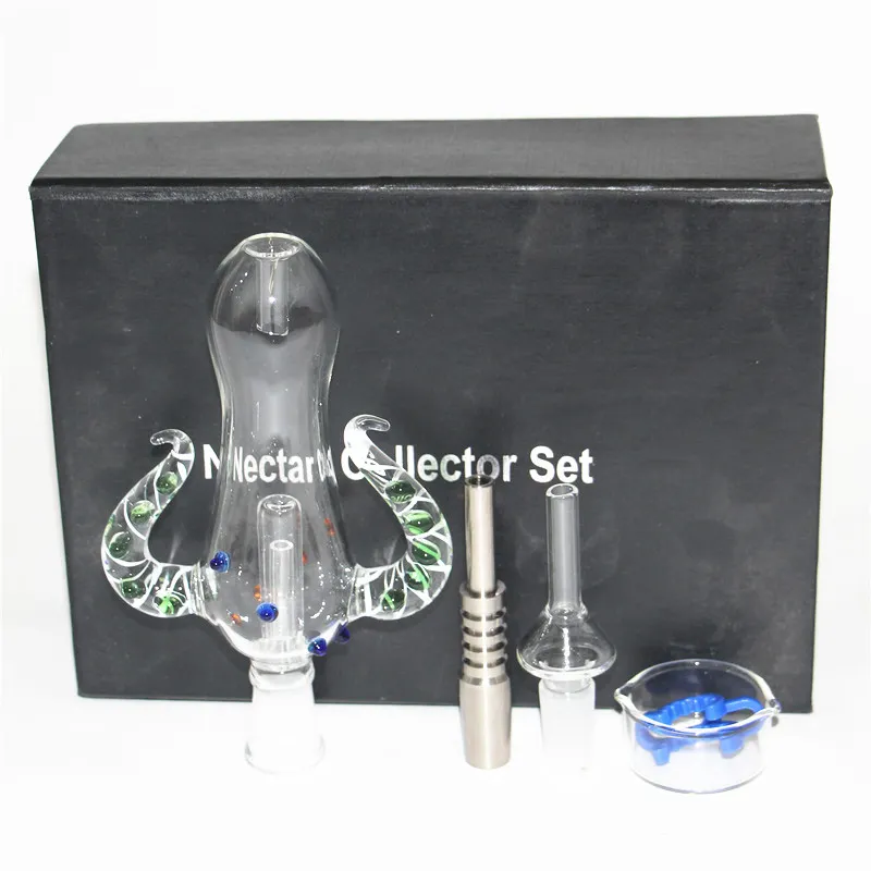 Bulk Order Mini Hookah Nectar Bong Kit With Glass Water Pipe, Titanium ...
