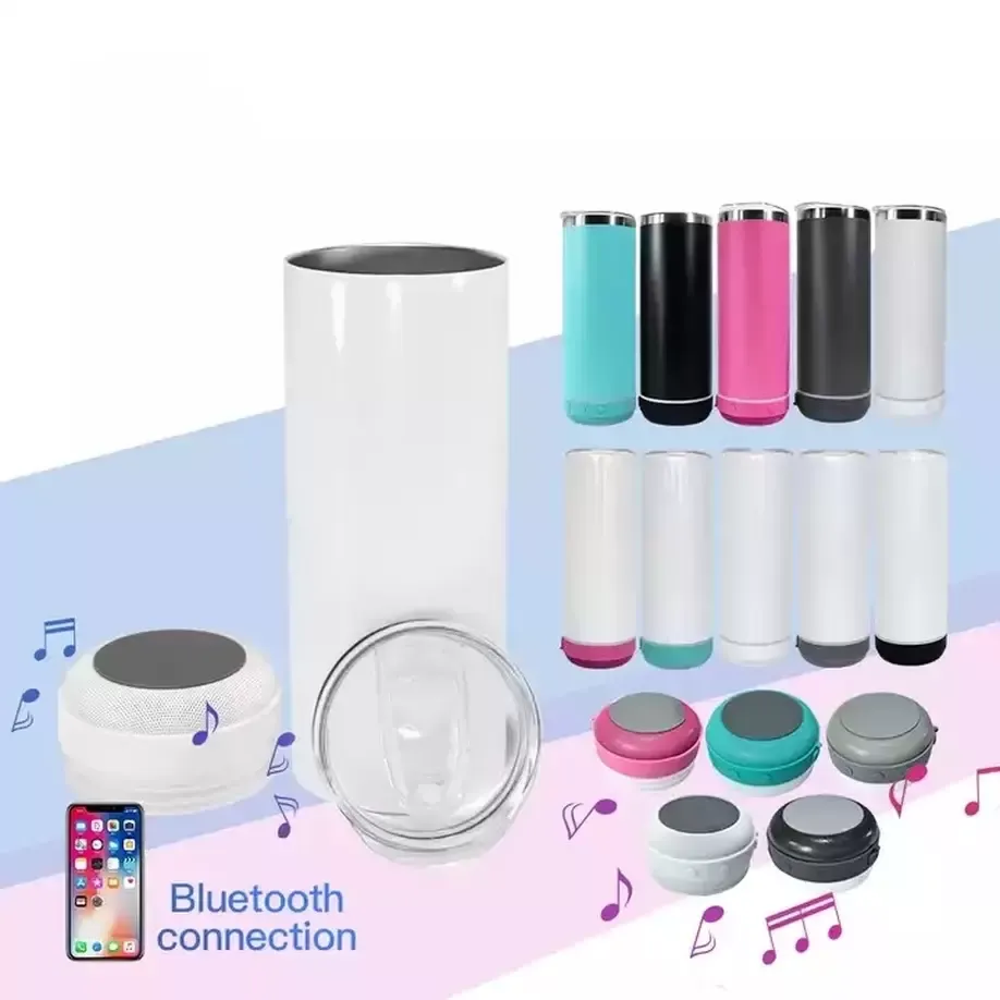 Latest 17oz Sublimation Speaker Tumblers Rechargeable Wireless ...
