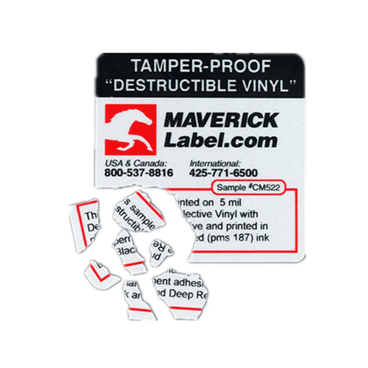 Secure Your Stationery With Custom Eggshell Safety Stickers Tamper ...