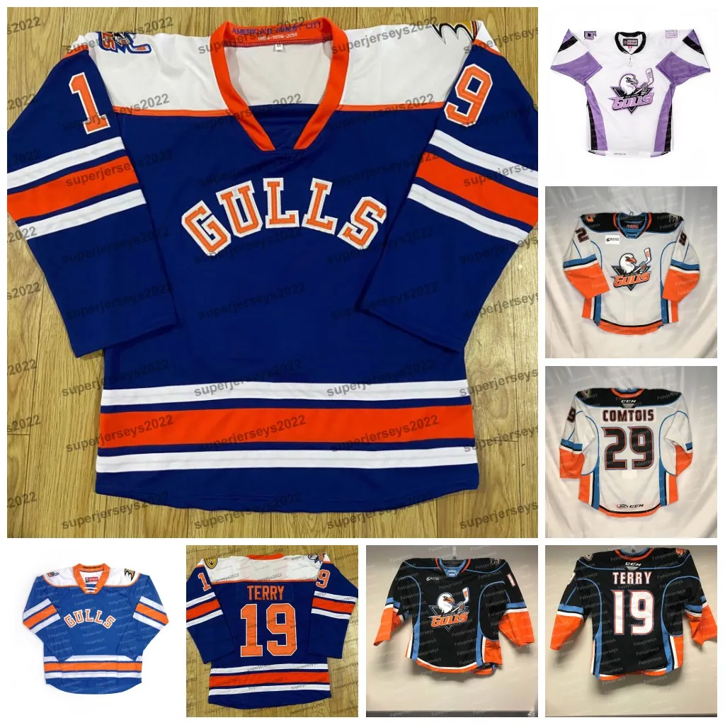 San Diego Gulls Third Hockey Jerseys - Troy Terry, Maxime Comtois ...