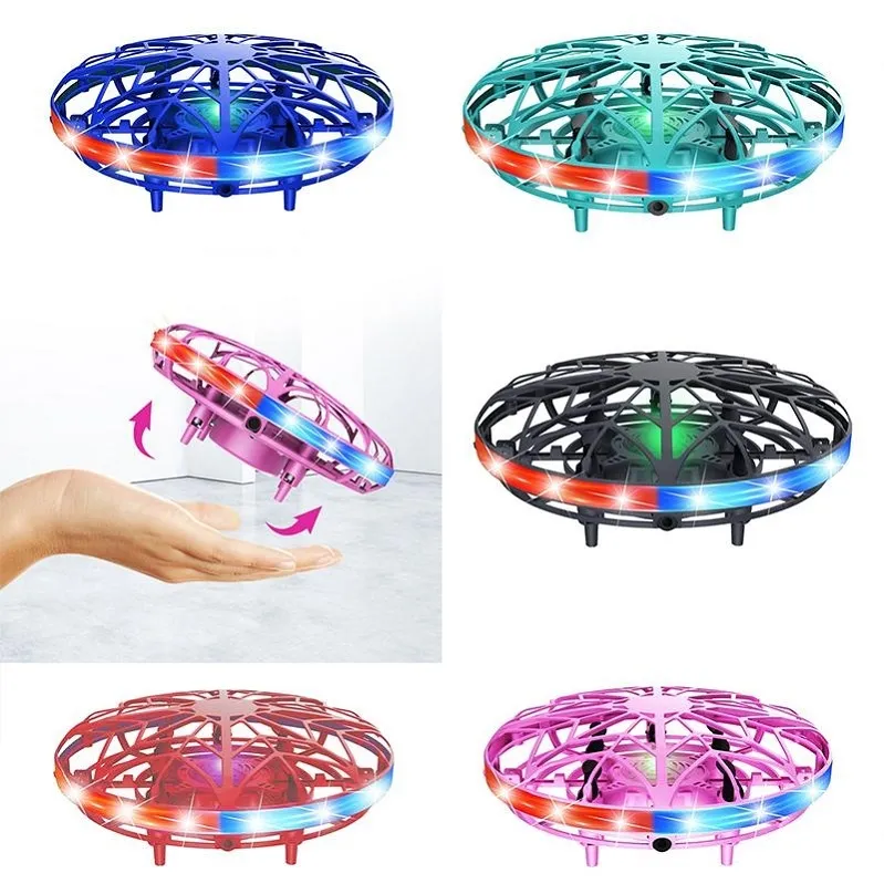 Colorful Anti-Collision Flying Ball Toy Helicopter: Magic Hand UFO ...