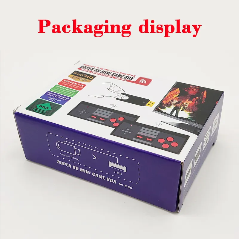 Mini USB Console With Wireless Gamepad And Gift Box Nostalgic HD F C ...