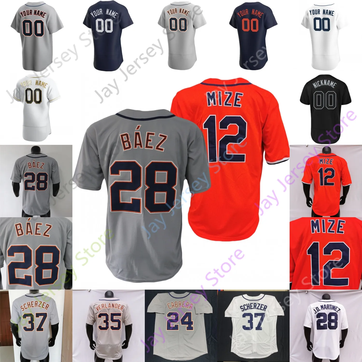 Miguel Cabrera Jersey Luis Castillo Kody Lou Whitaker Clemens Riley ...