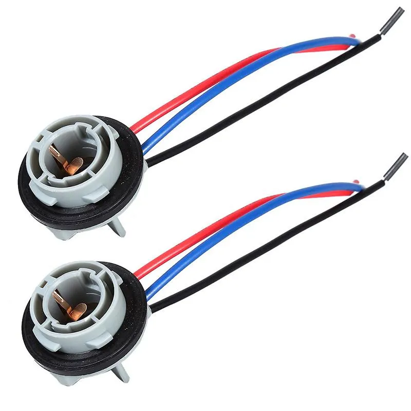 Car Brake Light Bulb Socket BAY15D Lamp Holder P21 5W tp24 to e26 adapter Accessories Lighting System 1157 Bulbs