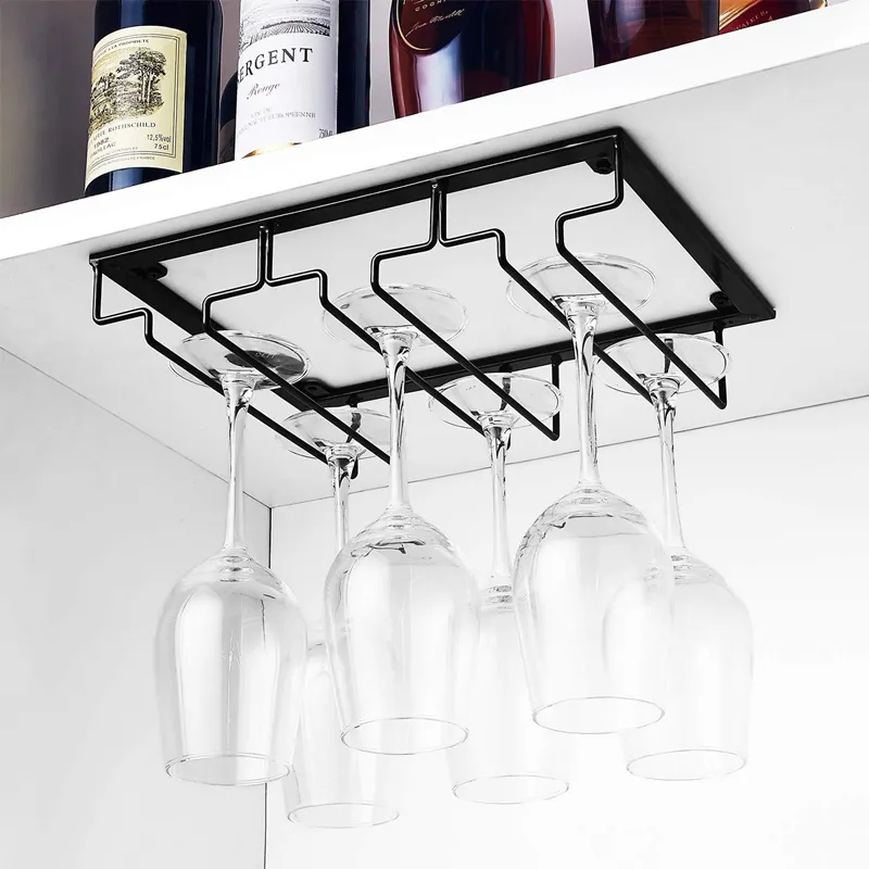 DHgate.com:Under Cabinet Wine Glass Rack - Stemware Holder Organizer ...