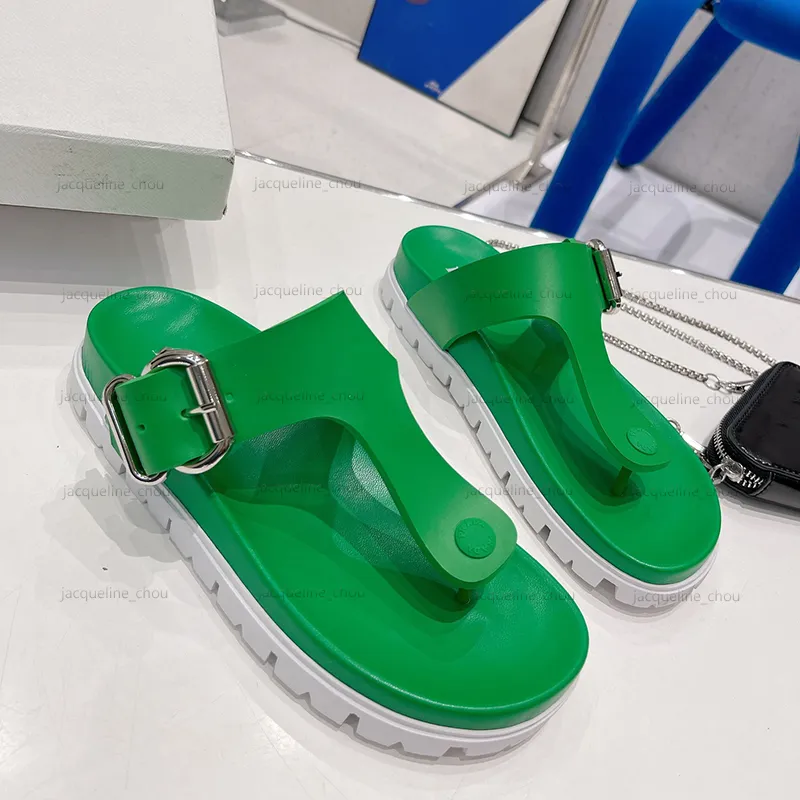 Women's Designer Sandals - Summer Fashion Leather Flip Flops, Platform ...