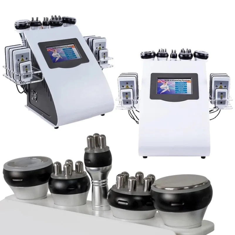 6 In 1 Kim 8 Slimming System Lipo Vacuum Laser System 40K Cavitation Lipolaser Slimming Machine ...