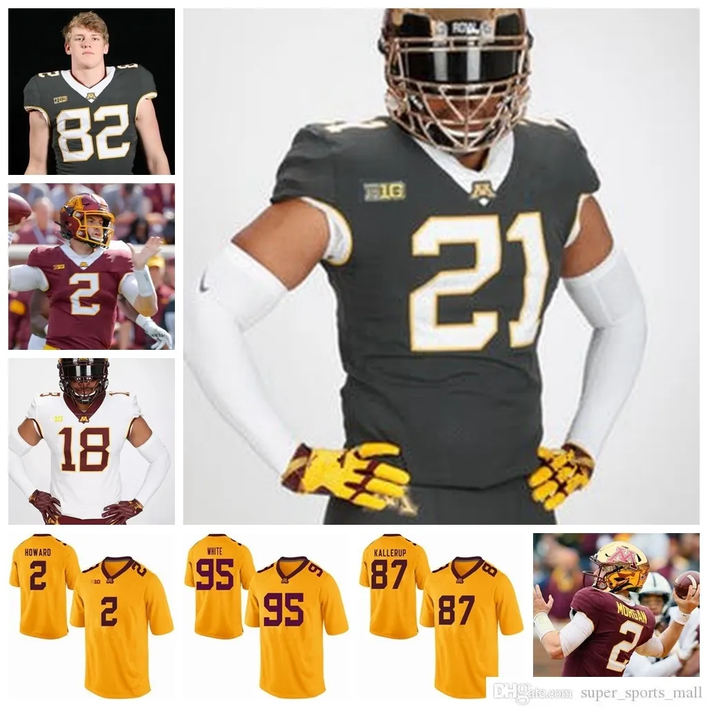 Mejor Precio En A Granel NCAA Minnesota Golden Gophers Football Jerseys ...
