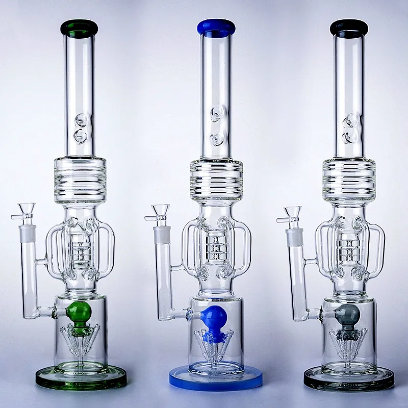 Wholesale 21 Big Bong With Recycler Glass Bongs, 14mm Female Joint ...
