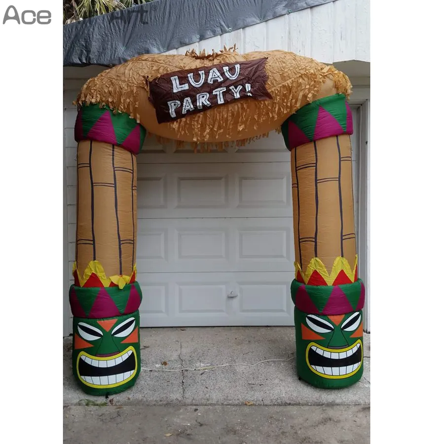 Wholesale Wholesale L X 4m W Outside Luau Party Inflatable Tiki ...