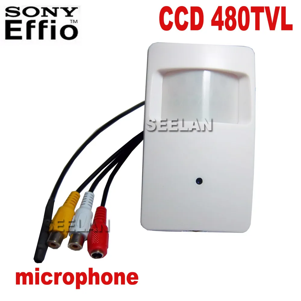 480TVL Pir Motion Detector Pinhole Camera For Sony CCD Mini Pinhole ...