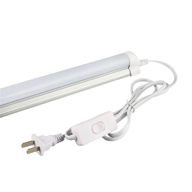 6FT US/EU Plug 3 Prong Power Cord Cable For T8/T5 Integrated LED Tube ...